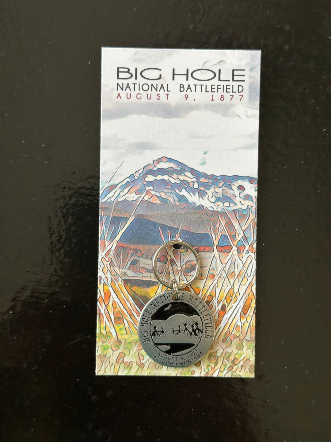 Big Hole National Battlefield Token Coin Keychain Zipper 1pc Deer ...