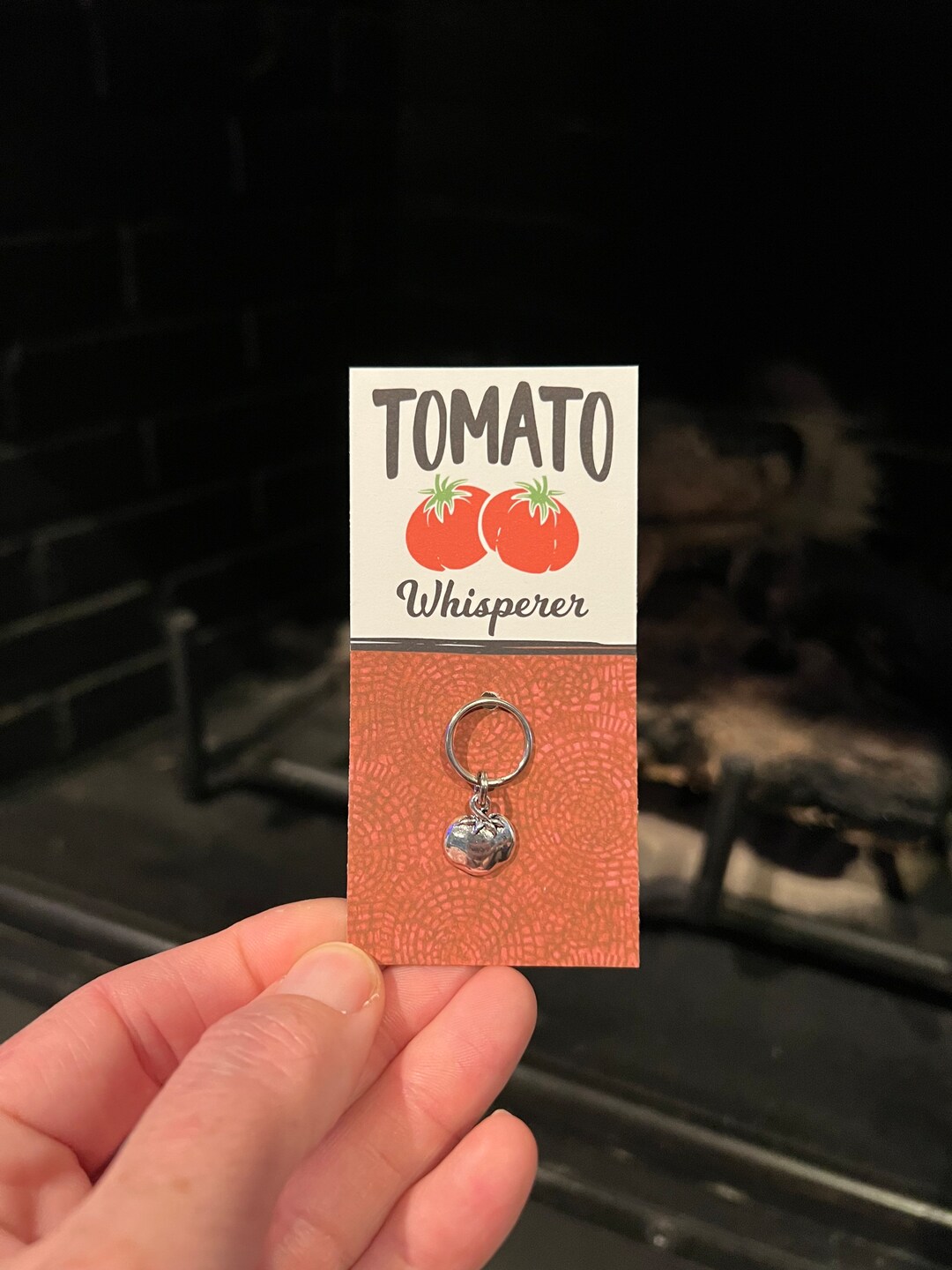 Tomato Charm Keychain Zipper Pull 1pc Fun Gift Food Veggie Farm Kitchen ...
