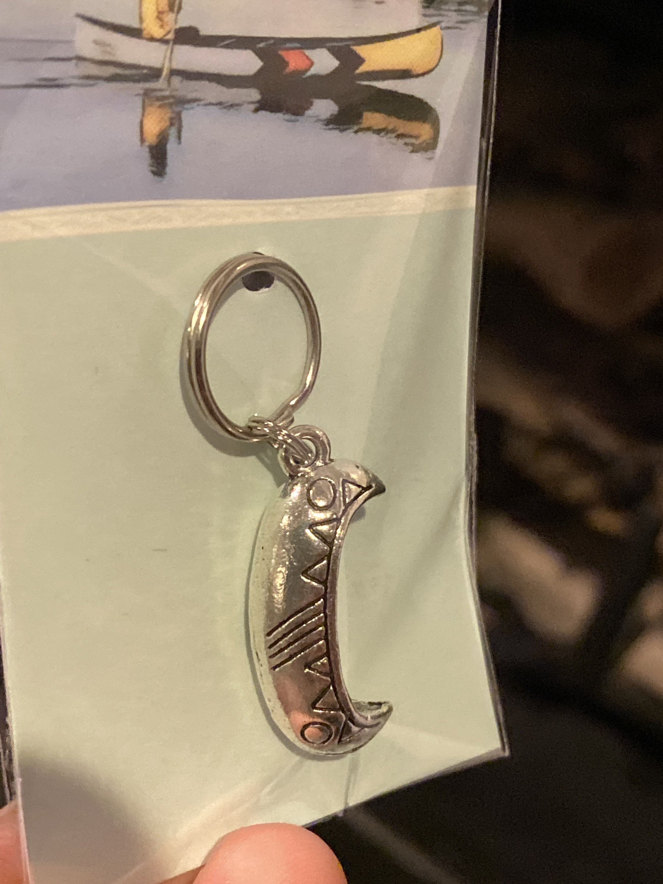 Canoe Charm Keychain Zipper Pull 1pc Very Little is Needed to - Etsy