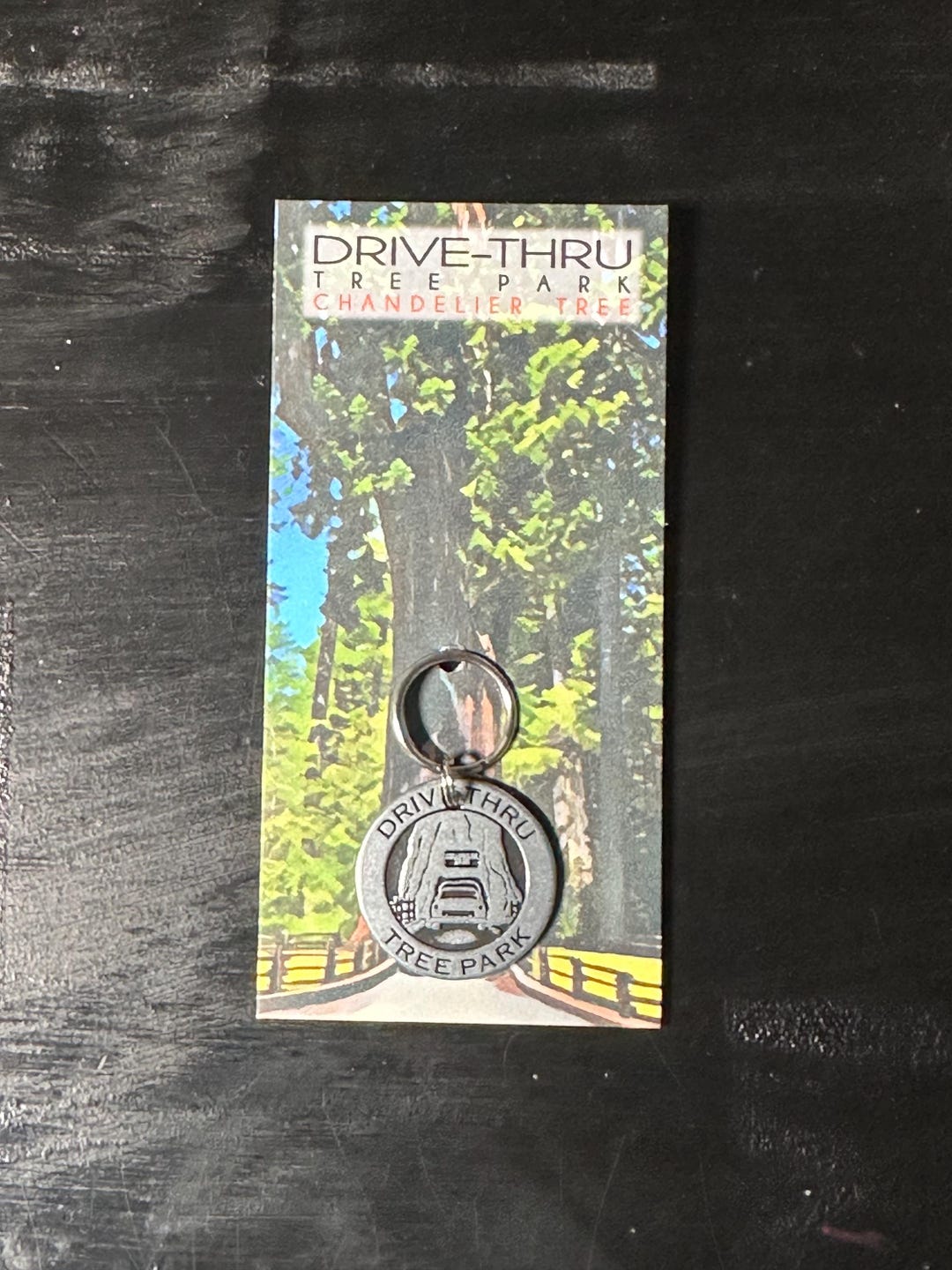 Drive-thru Tree Park Token Coin Keychain Zipper 1pc Redwoods National ...