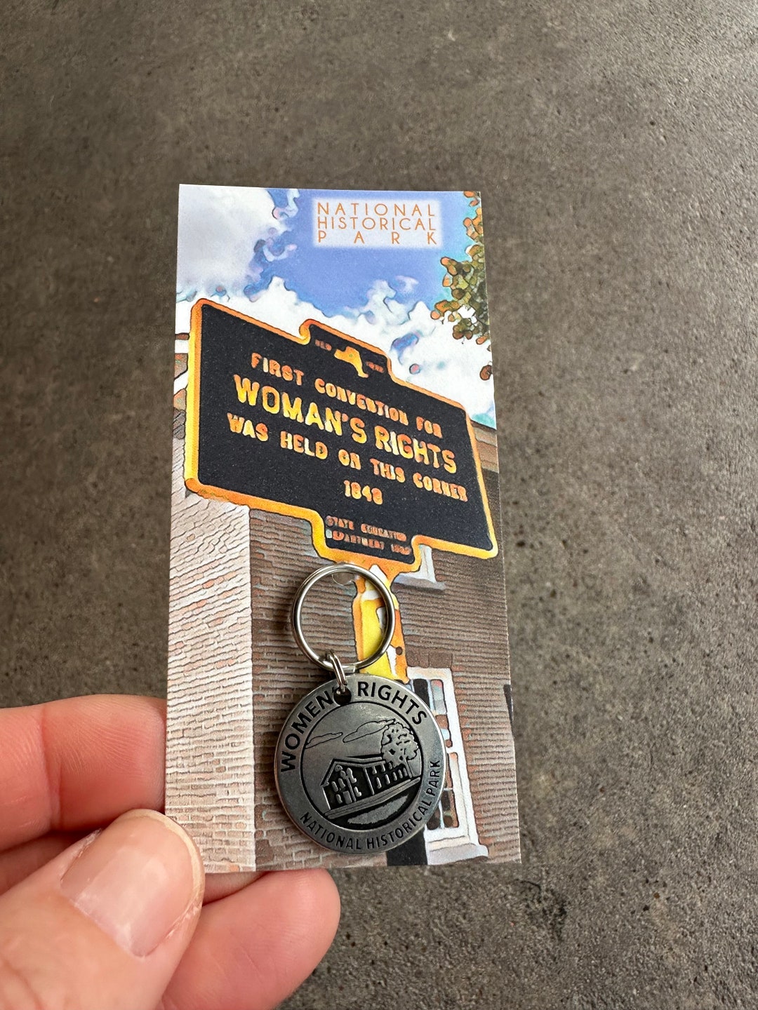 Womens Rights National Historical Park Token Coin Keychain Zipper Pull ...