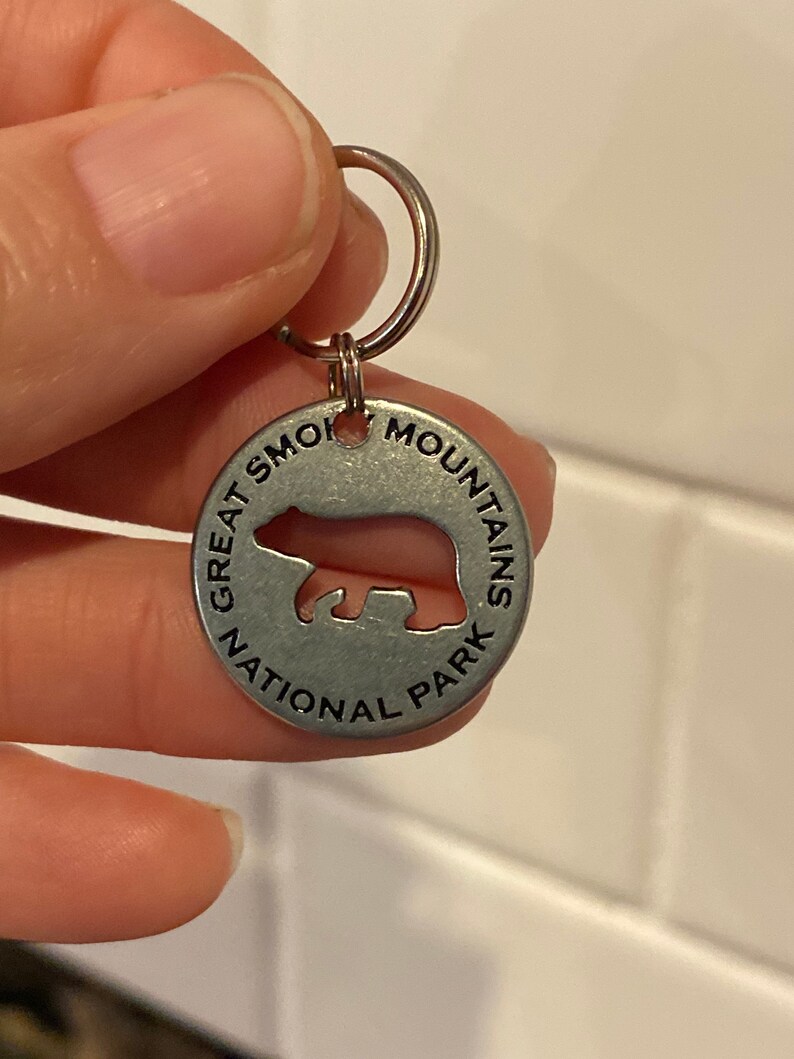 Great Smoky Mountains National Park Token Coins Keychain - Etsy