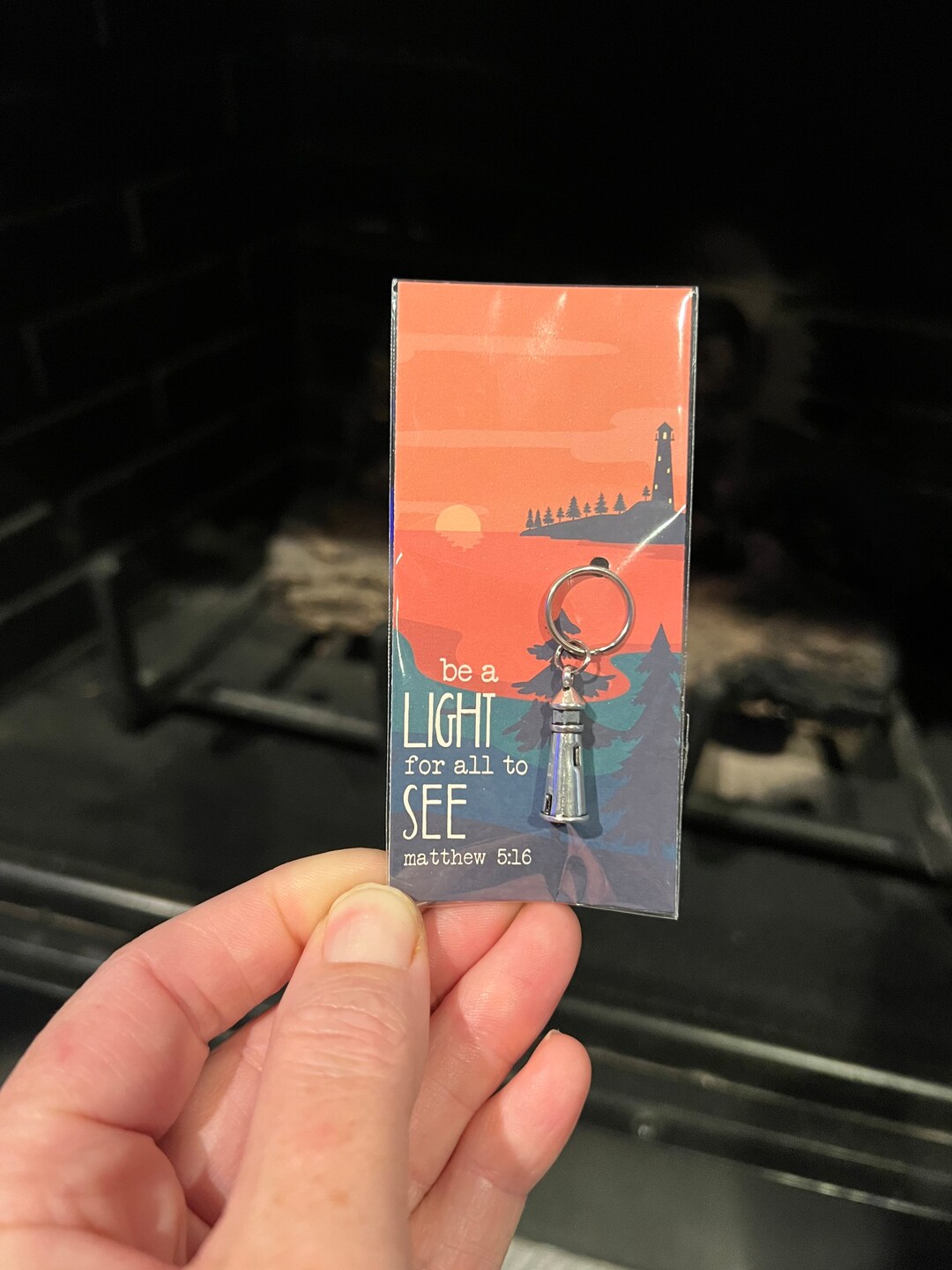 Be a Light for All to See Matthew 5:16 Scripture Lighthouse Charm ...