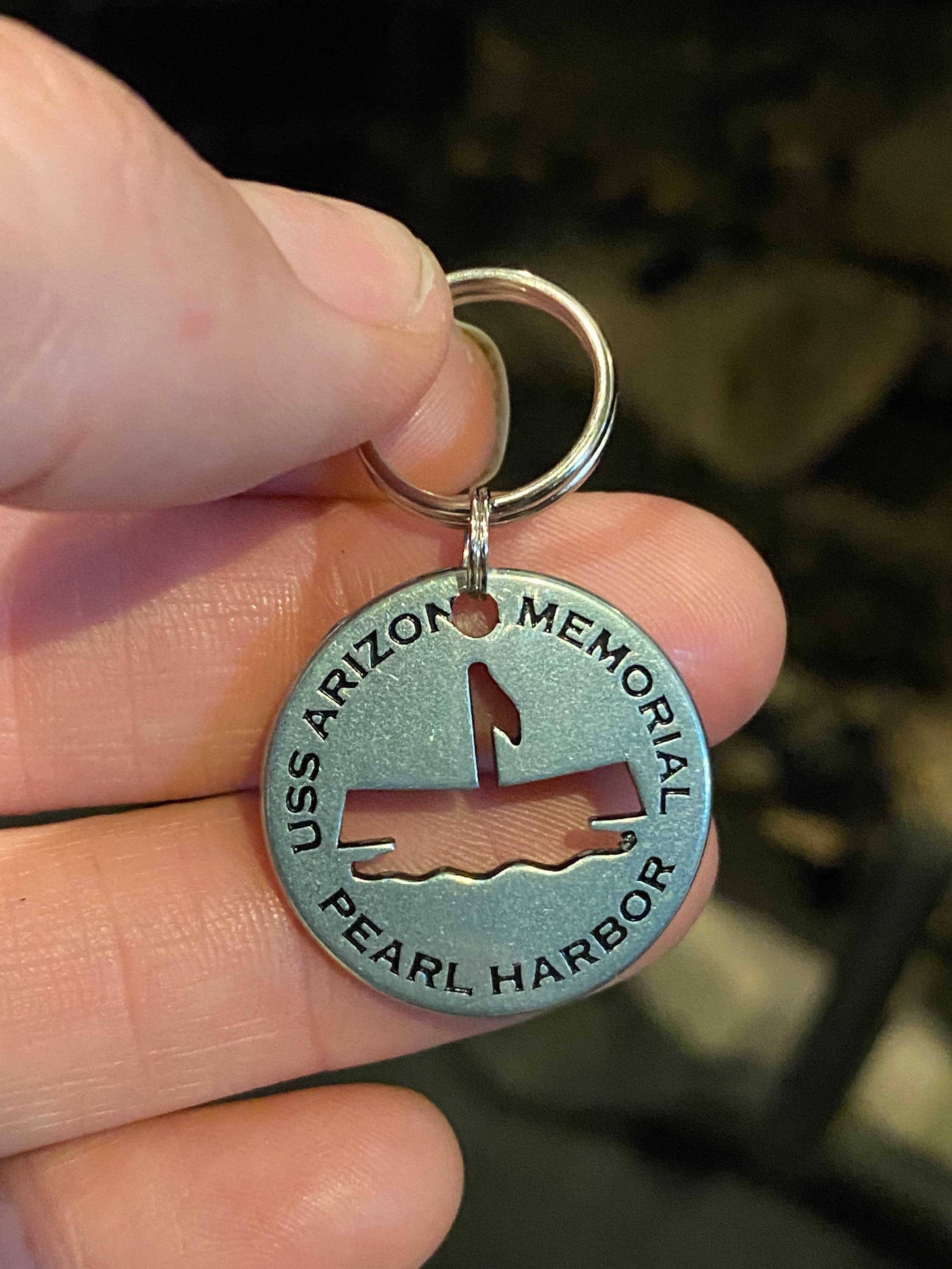 Pearl Harbor USS Arizona Memorial Token Coin Charm 22mm | Etsy