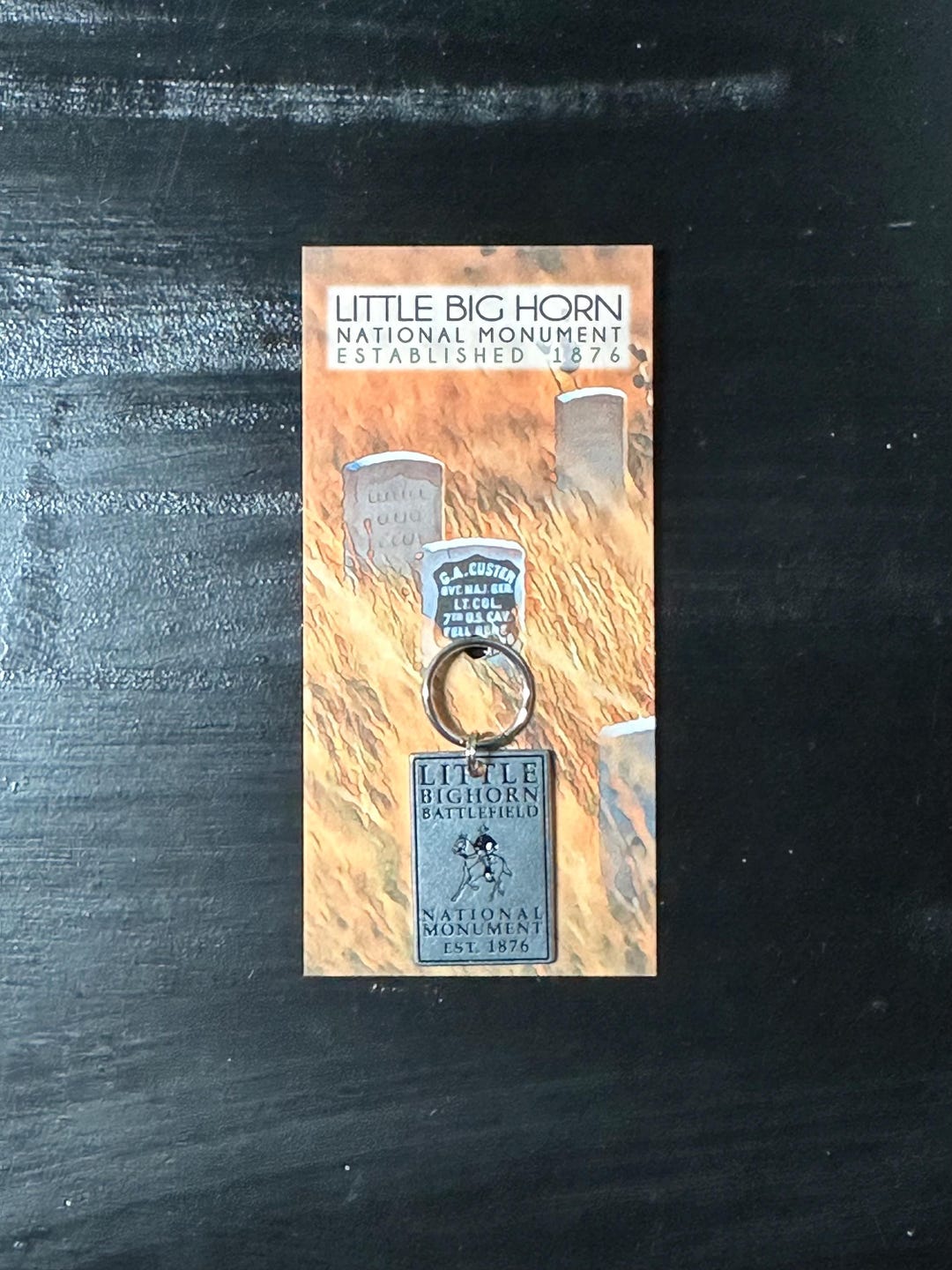 Little Bighorn Battlefield National Park Token Coin Keychain Zipper ...