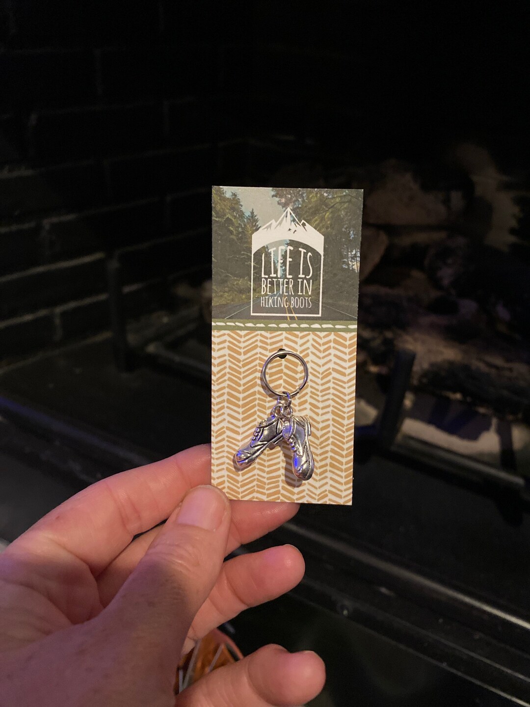 Hiking Boots Charms Keychain Zipper Pull 1pc Life is Better in Hiking ...