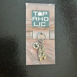 Tap Shoes Charms Keychain Zipper Pull 1pc Fun Gift Fan Friend ...