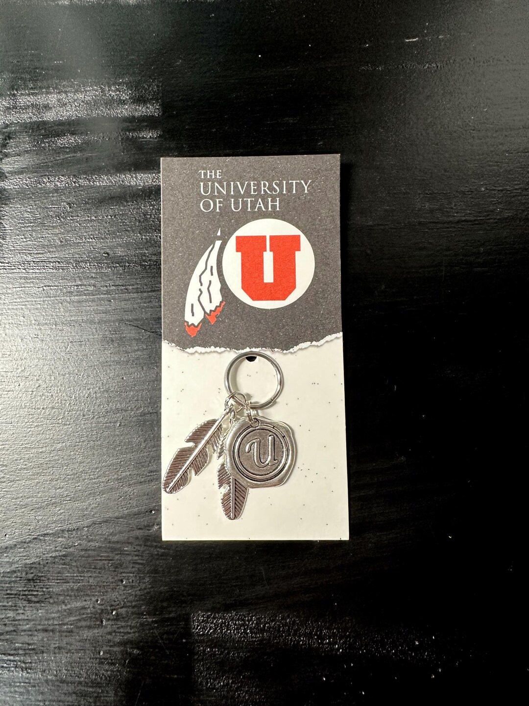University of Utah U Feathers Charm Keychain Zipper Pull 1pc Fun ...