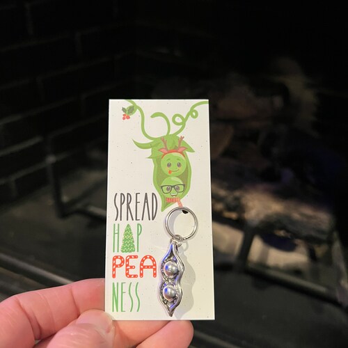Peas in a Pod Keychain/key Ring/zipper Pull Special Person - Etsy