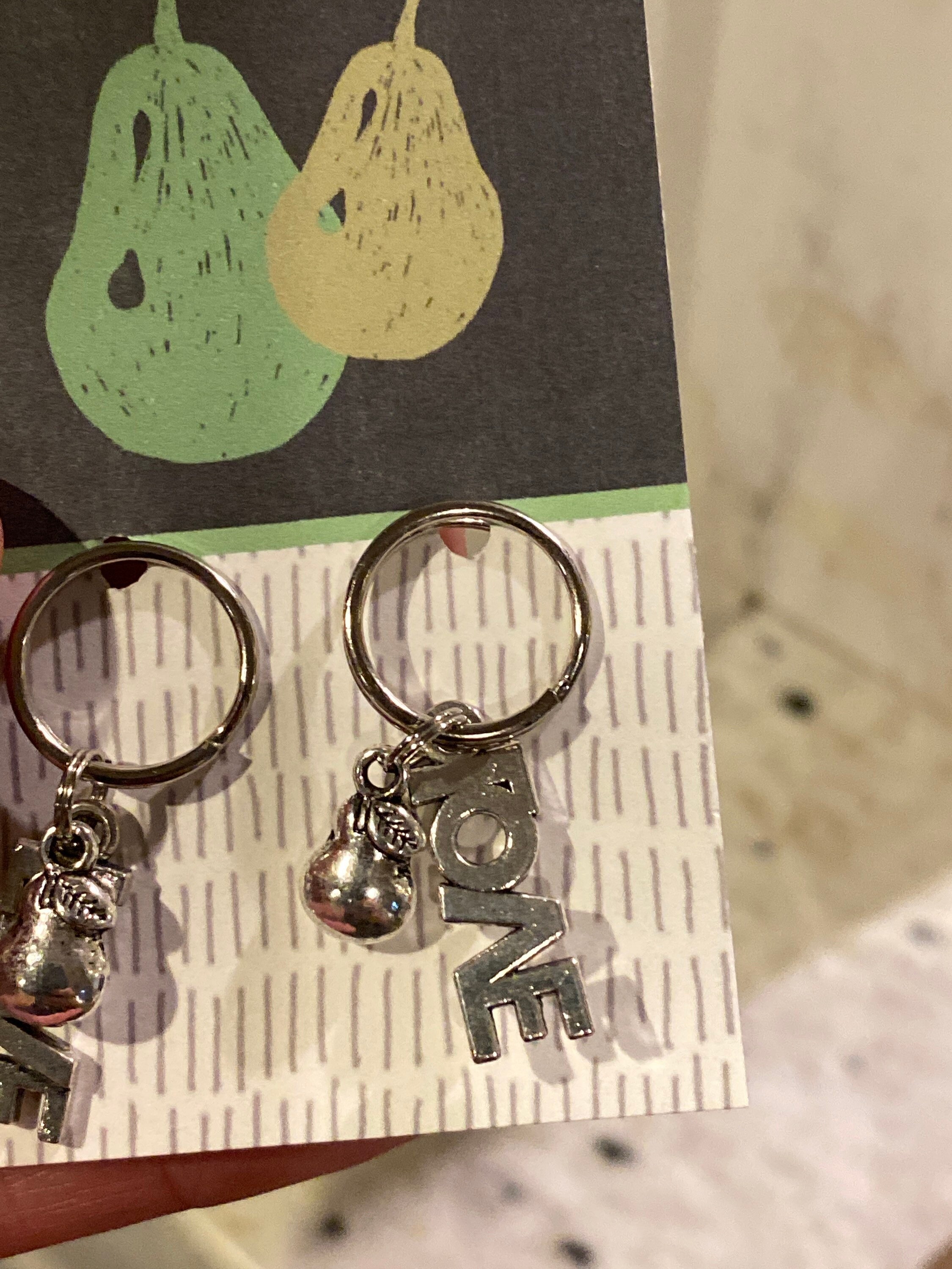 We Make a Great Pear Charm Keychain Zipper Pull 2pcs Couple - Etsy UK