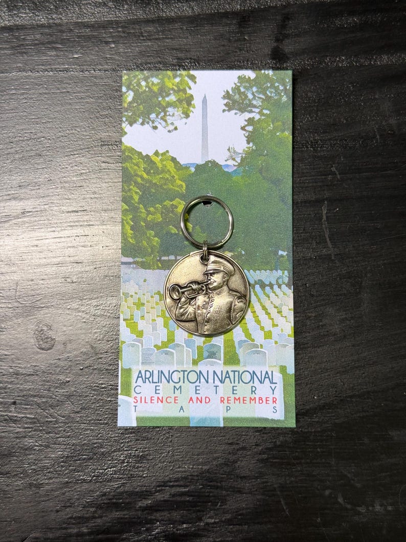 Arlington National Cemetery Token Coin Keychain Zipper Pull 1pc John F ...