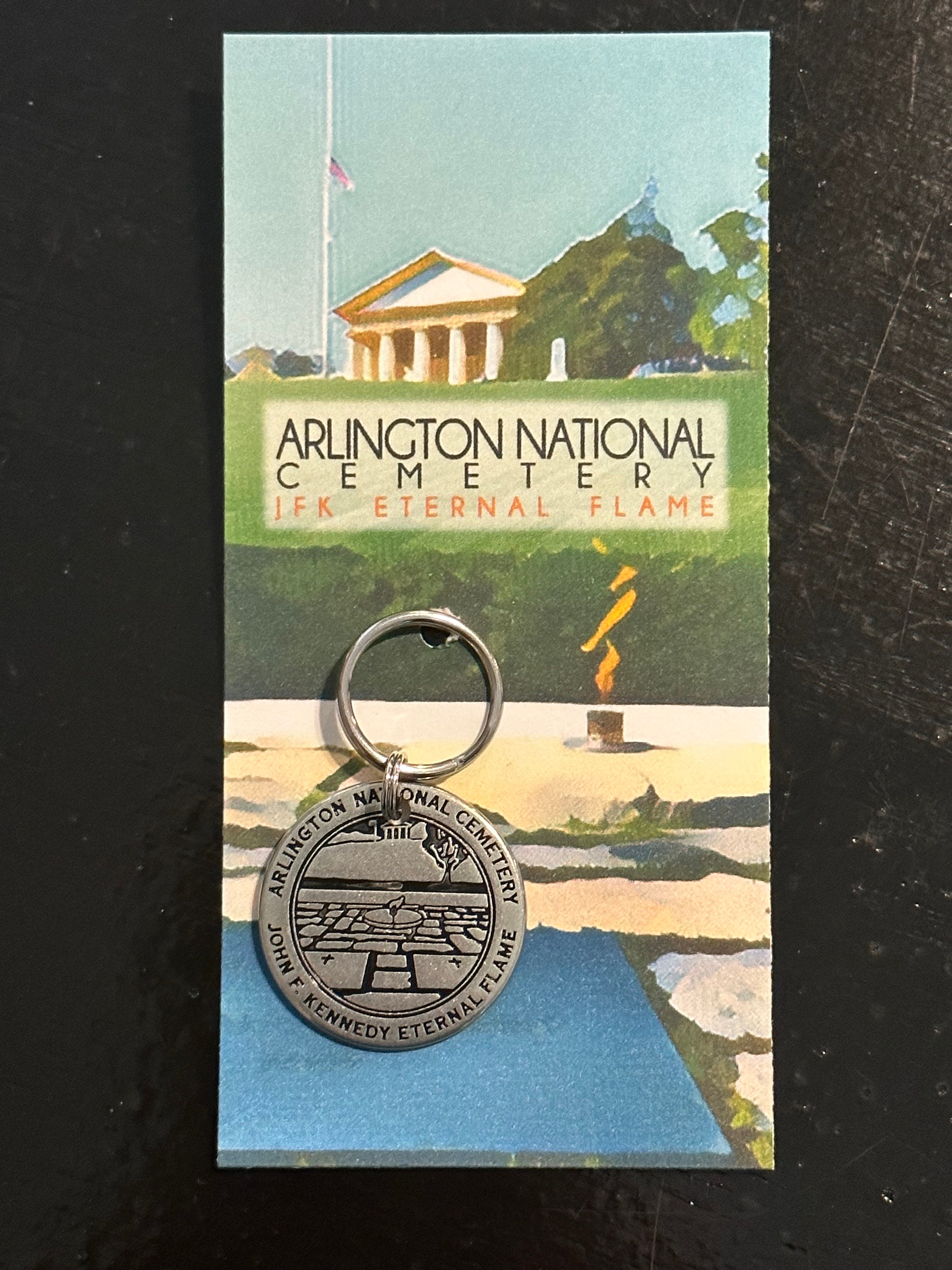 Arlington National Cemetery Token Coin Keychain Zipper Pull 1pc John F ...