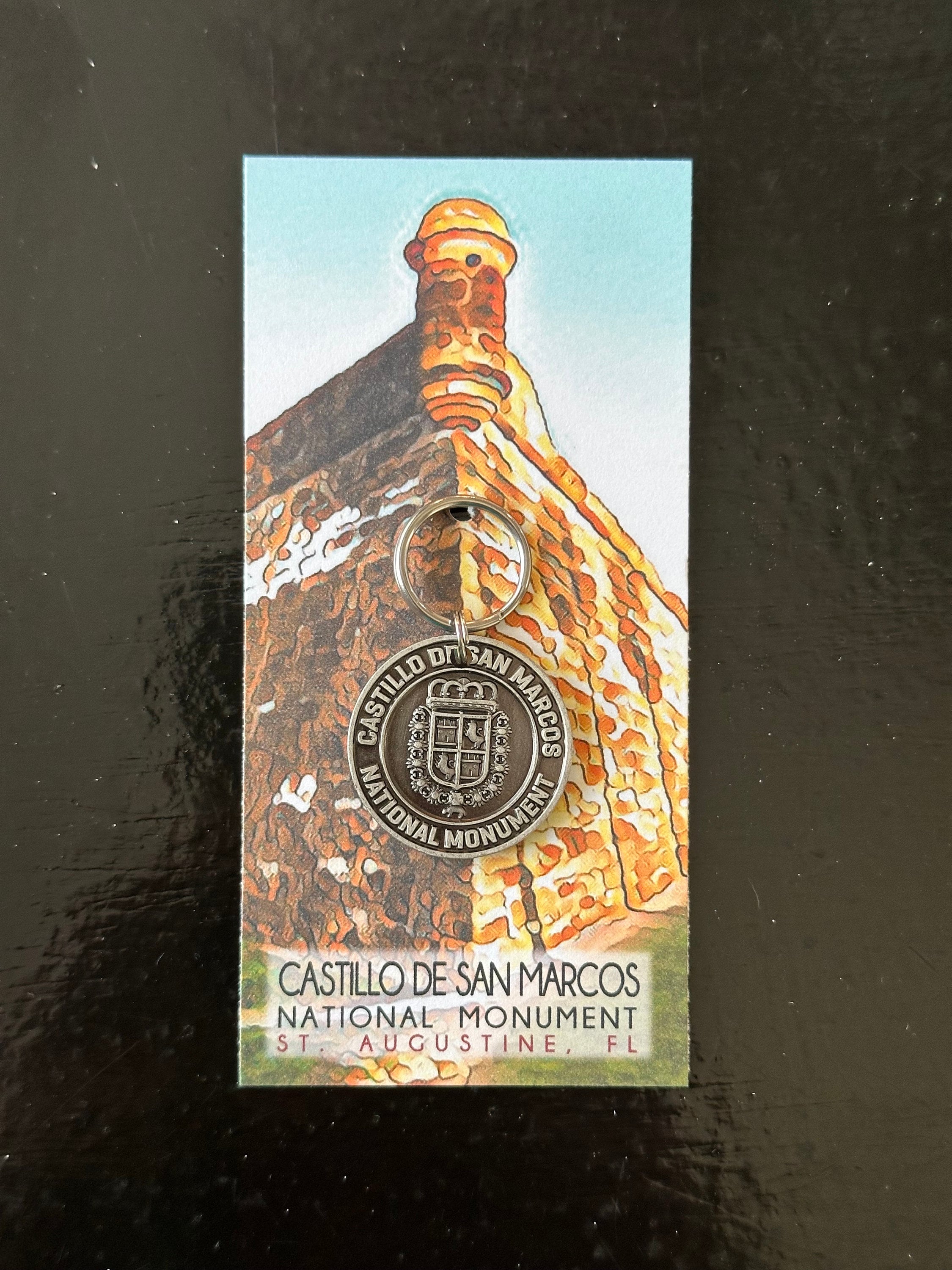 Castillo De San Marcos National Monument Token Coin Keychain Zipper 1pc ...