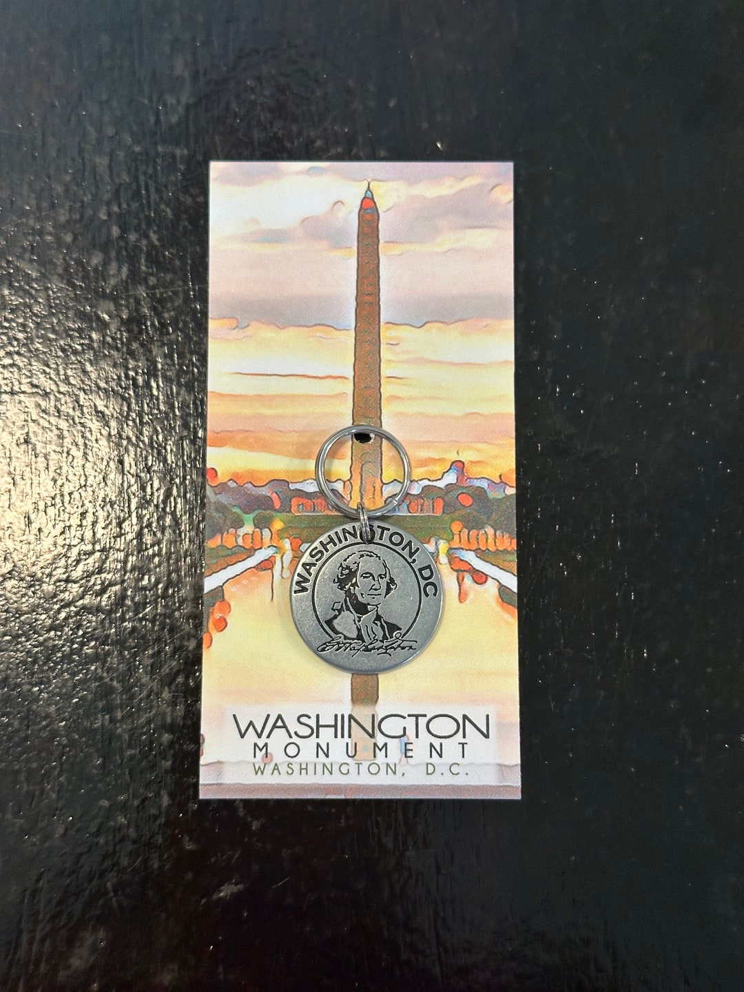 Washington Monument Washington DC Token Coin Keychain Zipper Pull 1pc ...