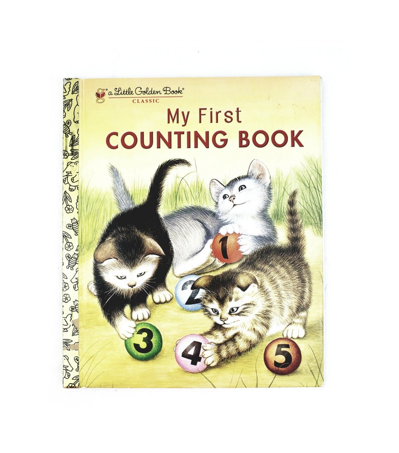 My First Counting Book 1985 Little Golden Book | Etsy