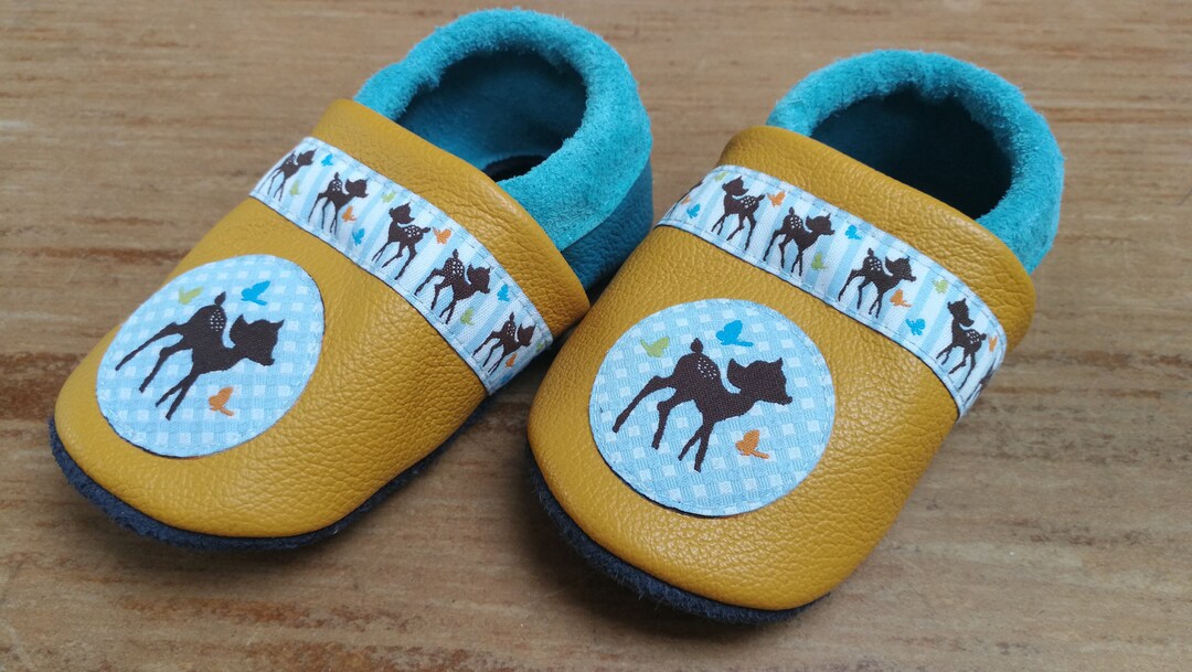 Blue Bambi Leather Dolls Running Shoes Slippers - Etsy