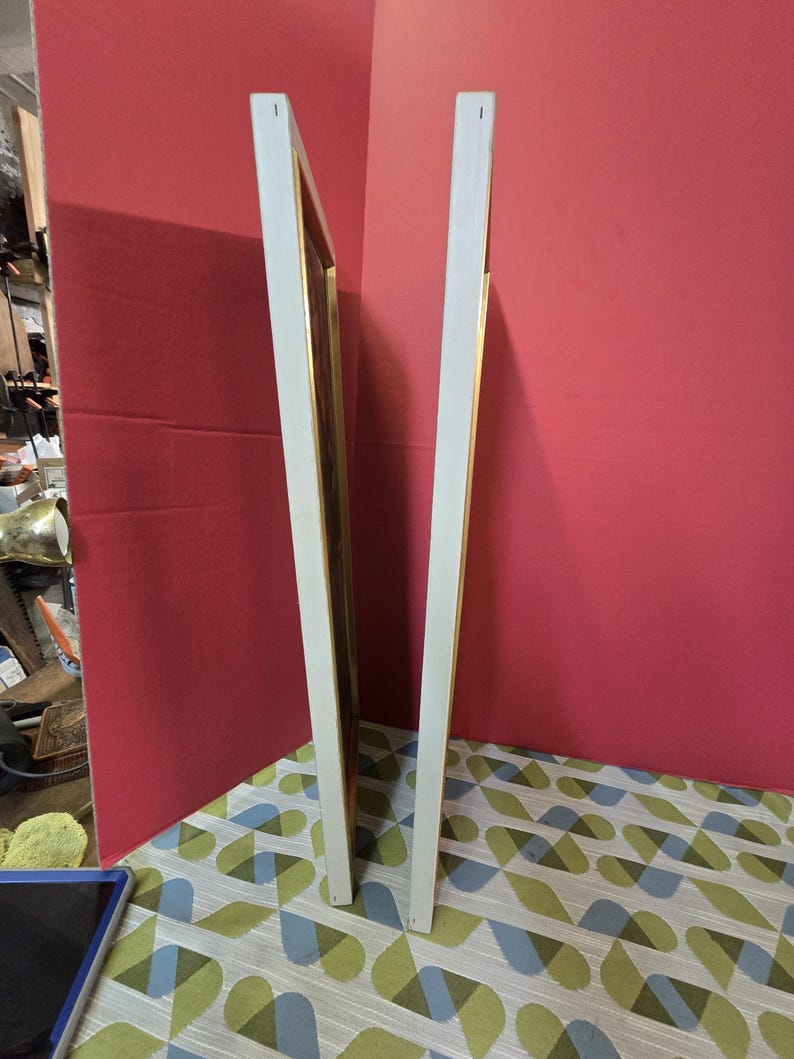 2 Vintage Jean Maio Big Eyed Harlequin Mandolin Girl 1960 Lithograph ...