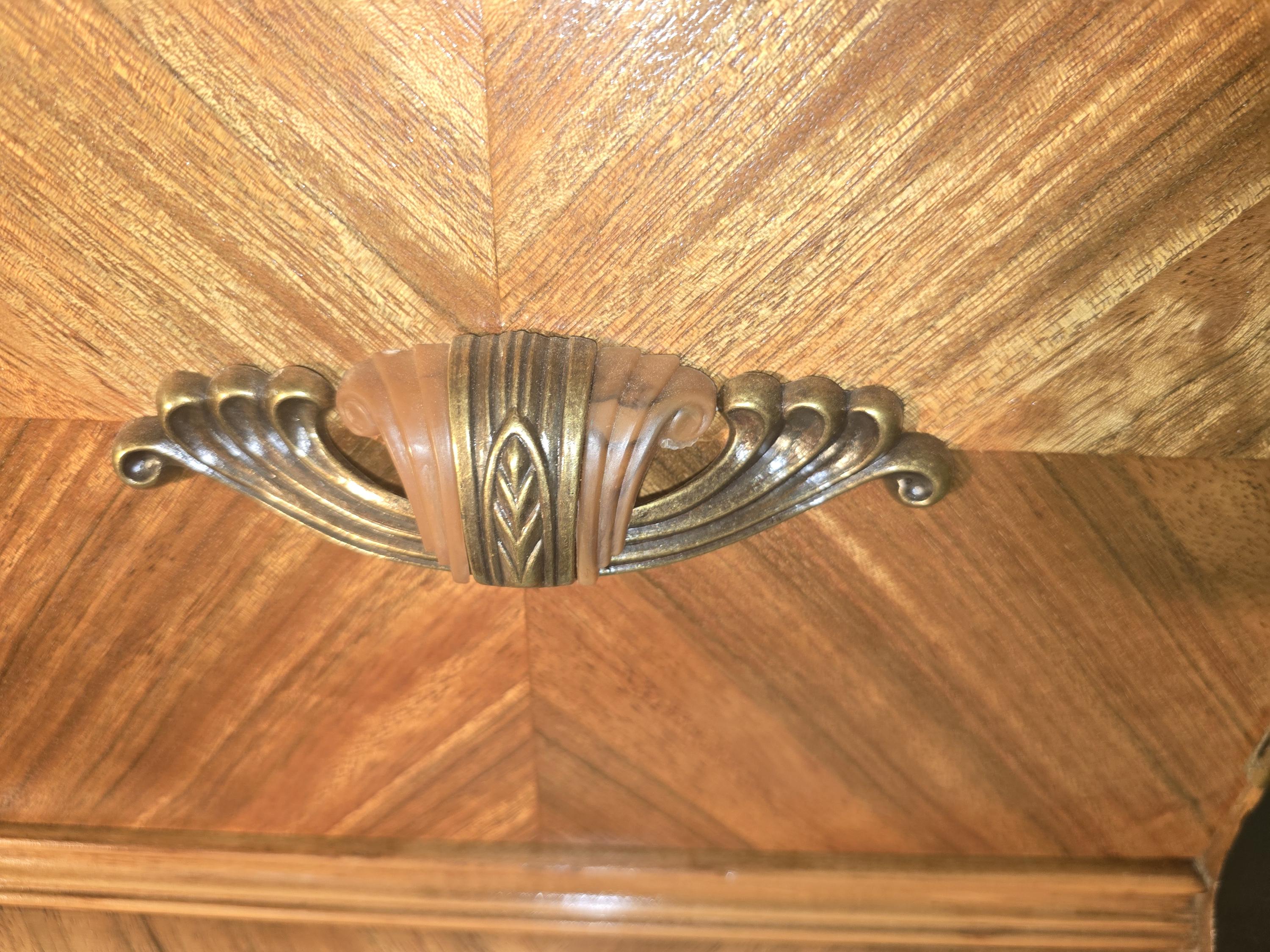 Vintage Art Deco Waterfall Night Stand - Etsy