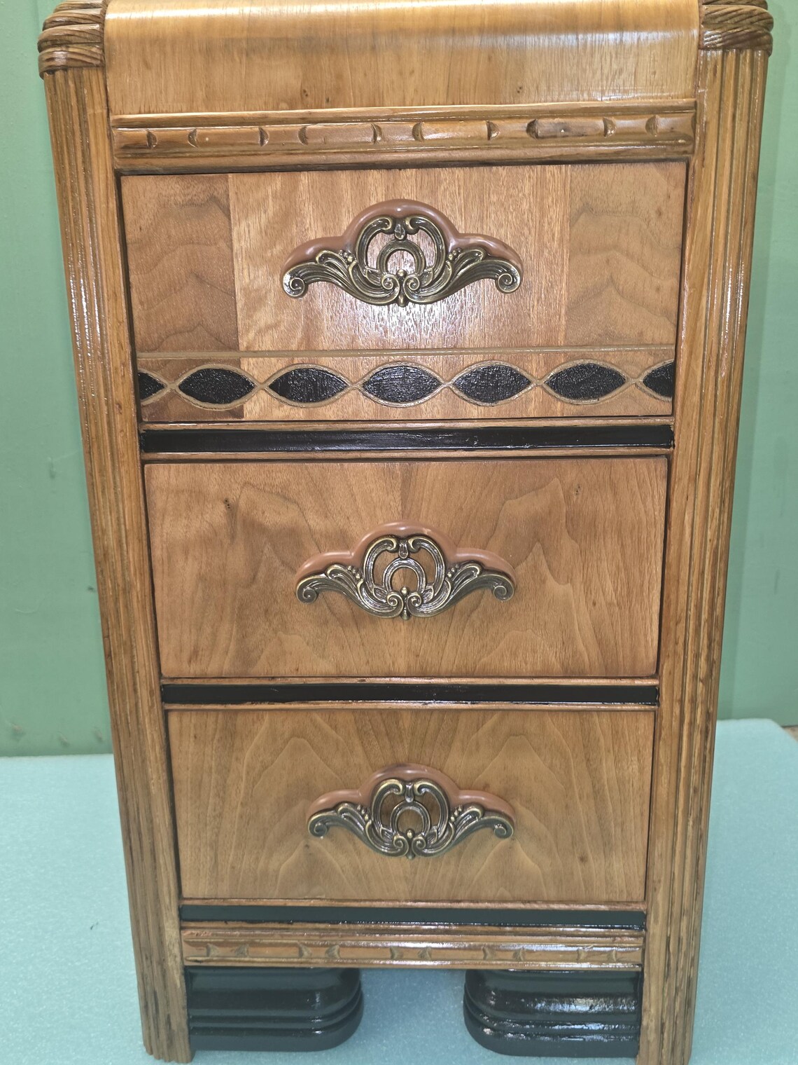 Vintage Waterfall Night Stand - Etsy