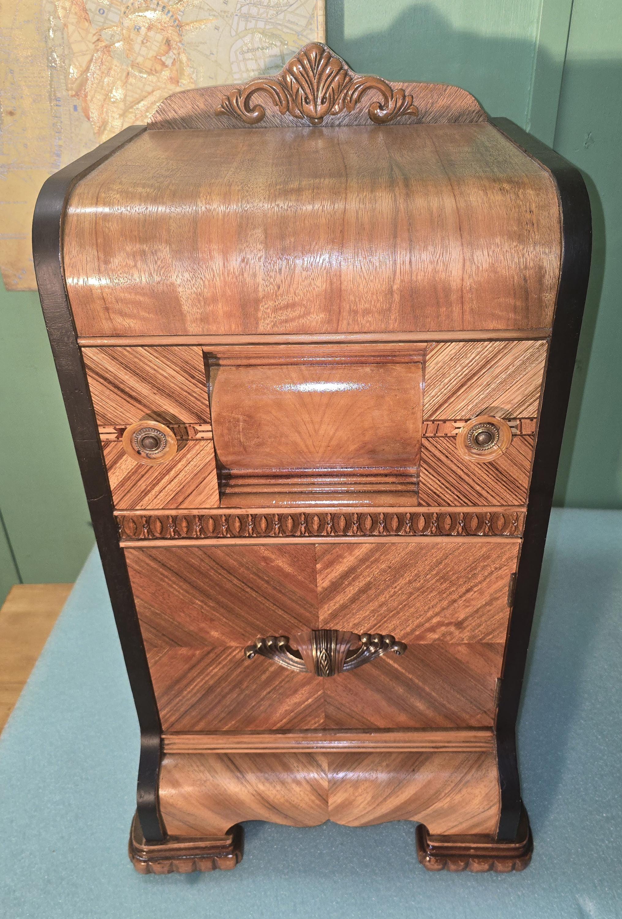 Vintage Art Deco Waterfall Night Stand - Etsy