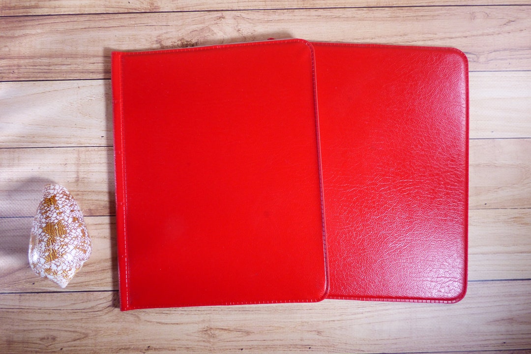 GDR Document Folder Red Plastic Organizer DDR Document Holder East ...
