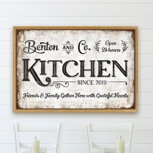 Kitchen Signs Personalized Custom Kitchen Sign Personalized Kitchen ...