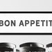 Large Bon Appetit Sign Bon Appetit Wall Art Bon Appetit | Etsy