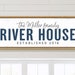 Custom River Sign | Welcome to the River House | Personalized River ...