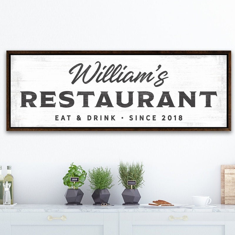 Restaurant Sign - Etsy