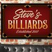 Billiard Room Decor Custom Pool Table Sign - Etsy