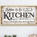 Kitchen Signs Personalized Custom Kitchen Sign - Etsy