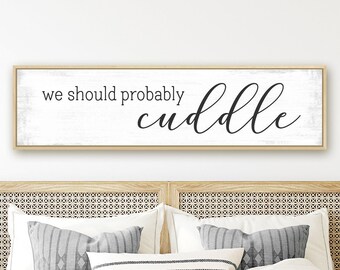 Cuddle Sign - Etsy