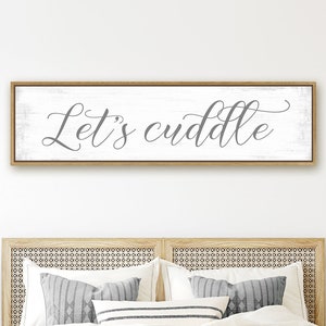 Let's Cuddle Sign - Etsy