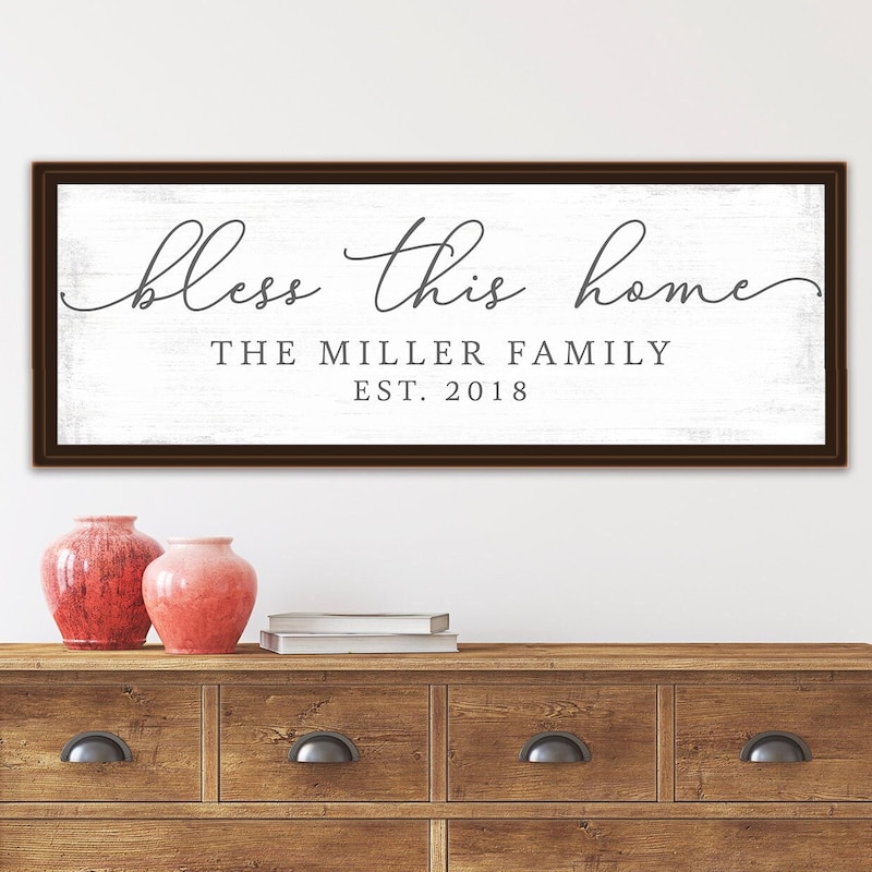 Bless This Home Sign - Etsy