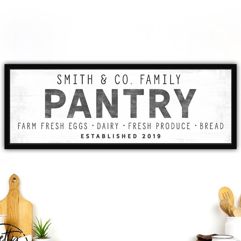 Pantry Sign - Etsy