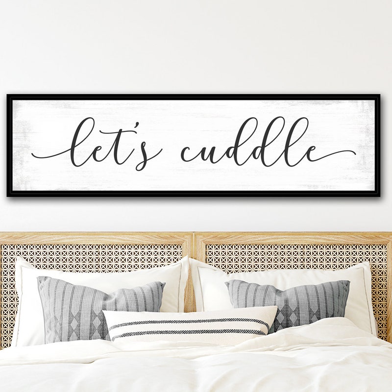 Lets Cuddle Sign - Etsy