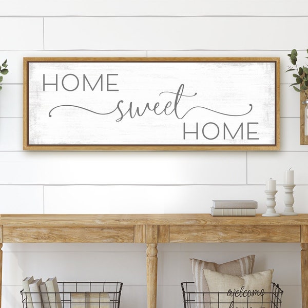 Large Home Sweet Home Sign - Etsy