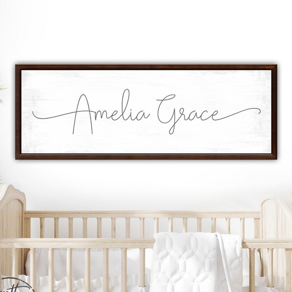 Baby Name Wall Art - Etsy