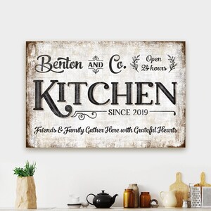 Kitchen Signs Personalized Custom Kitchen Sign Personalized Kitchen ...