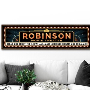 Marquee Sign Now Showing Movie Theater Sign - Etsy