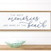 Beach Memories Sign Beach House Wall Art the Best Memories - Etsy