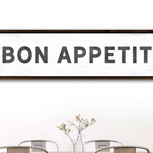 Bon Appetit Printable Kitchen Wall Art Minimalist Modern - Etsy Singapore