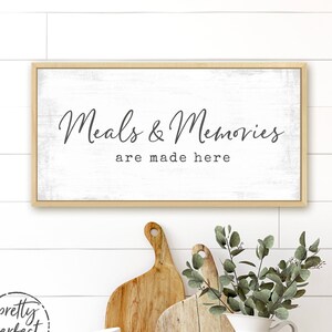 Meals and Memories Are Made Here Svg Kitchen Svg Gather SVG - Etsy