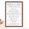 Together Family Manifesto - Core Values - Family Values - Goals - Wall ...