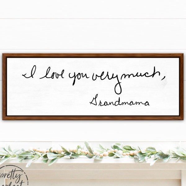 Deceased Loved Ones Handwriting - Etsy