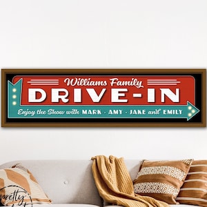 Drive in Movie Sign - Etsy
