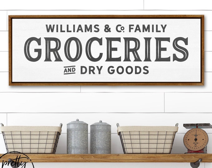 Groceries Sign, Groceries Wood Sign, Farmhouse Decor, Rustic Home Decor ...
