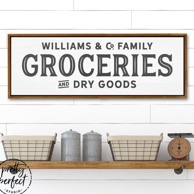 Groceries Sign - Etsy