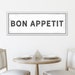 Large Bon Appetit Sign Bon Appetit Wall Art Bon Appetit | Etsy