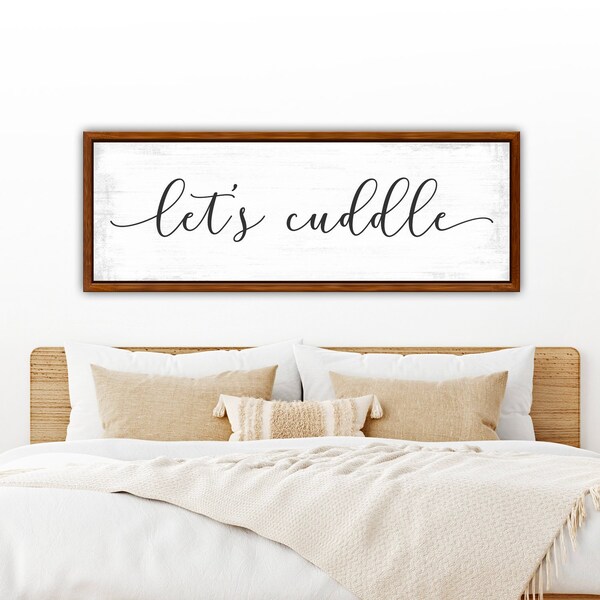 Lets Cuddle Sign - Etsy